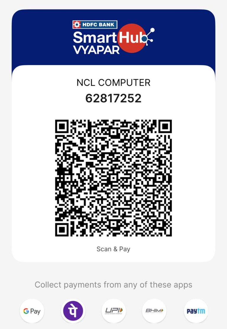Pay For Your PC Online | UPI, Card, EMI – NCL Computer